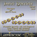 Second Life Marketplace - JAYRIEL Kirani Bracelets OP - Purple Amethyst Gold